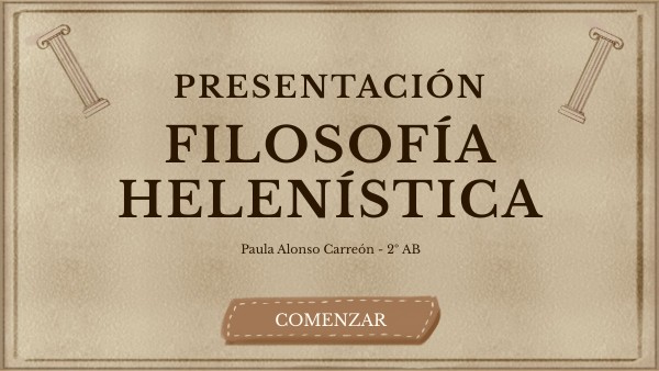 Filosofía Helenística | Genially