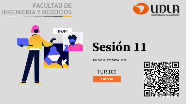 Sesión 11 TAA TUR 100 | Genially
