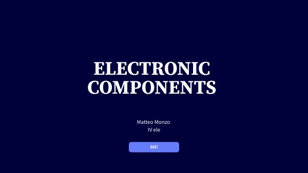 Electronics components | Genially