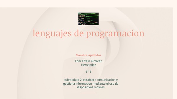 lenguajes de programacion | Genially