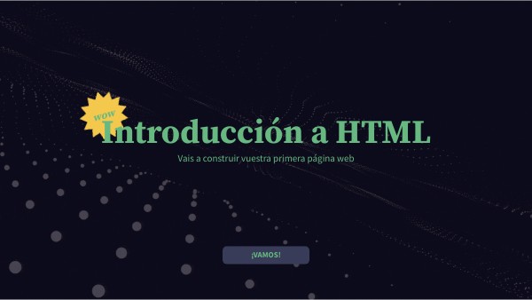 Introducción HTML | Genially