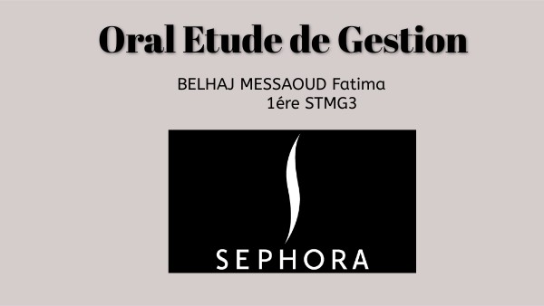 diapo sephora | Genially