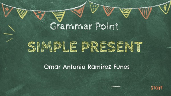 Grammar point|Simple Present| Omar Antonio Ramírez Funes