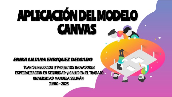 APLICACIÓN MODELO CANVAS