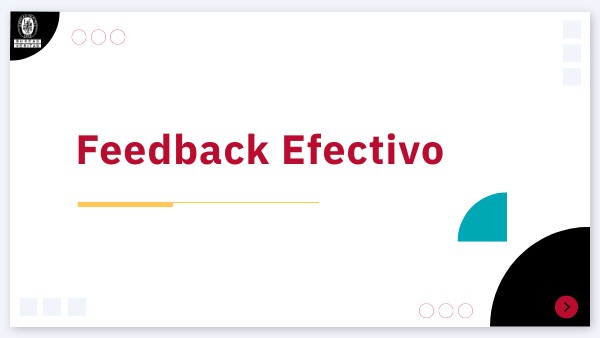 Feedback Efectivo | Genially