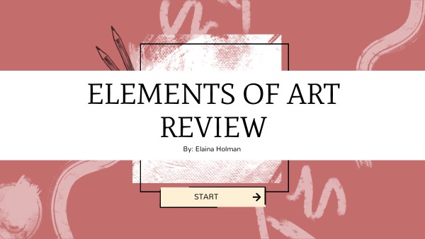Elements of Art Review Game | Genially
