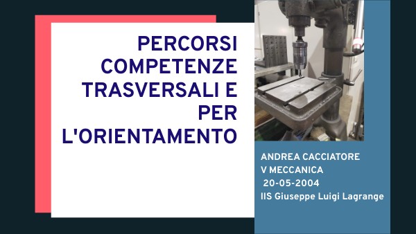 PCTO CACCIATORE ANDREA