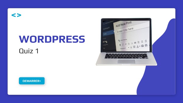 QUIZ 1 - WORDPRESS