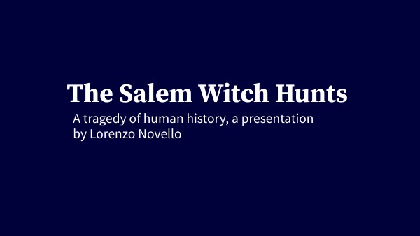 Salem witch trials