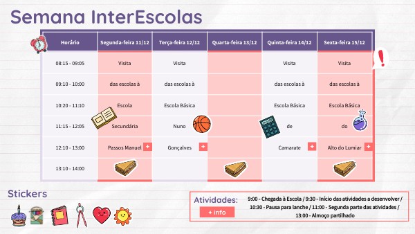 Weekly lesson planner | Genially