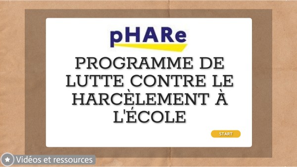 PROJECTION pHARe | Genially