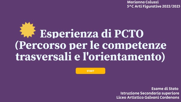 PCTO esame di stato