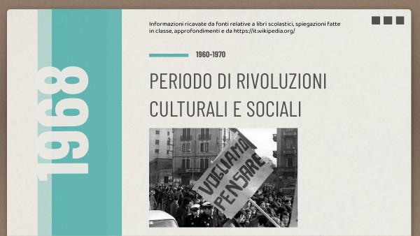 IL SESSANTOTTO | Genially
