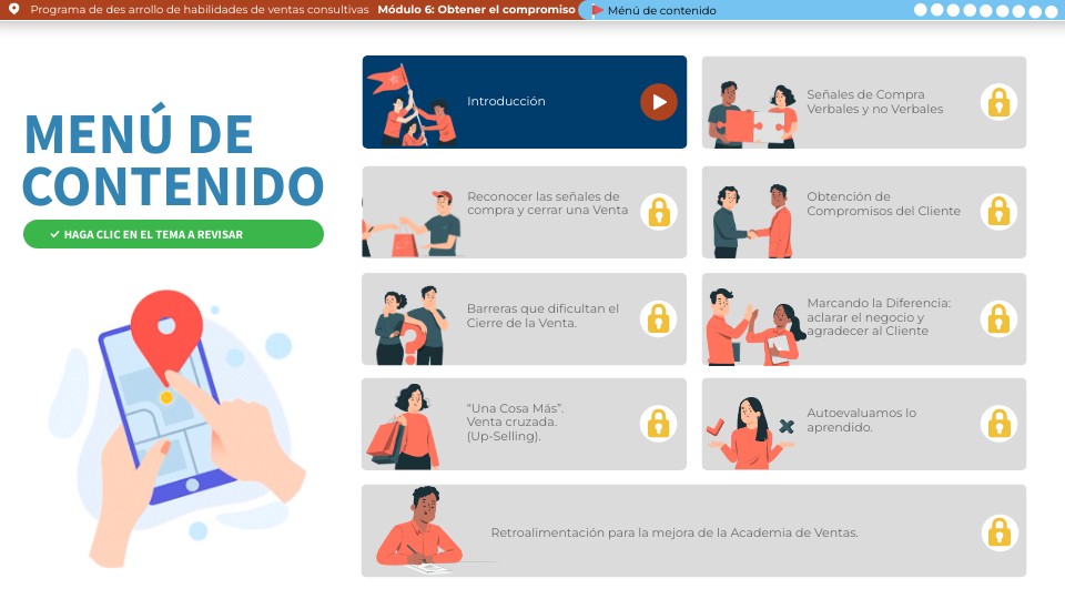 Obtener el compromiso - Módulo 6 v1 | Genially