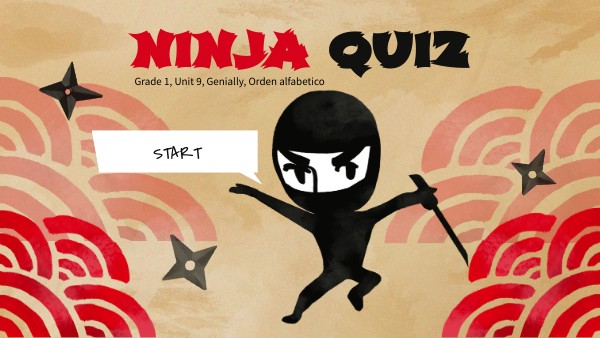 Grade 1, Unit 9, Genially, Orden alfabetico | Genially