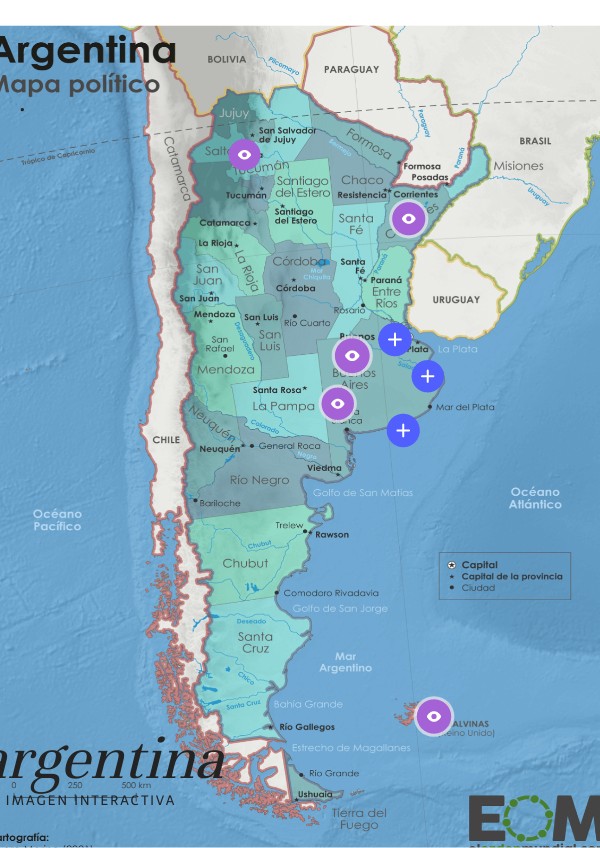 Imagen interactiva de argentina | Genially