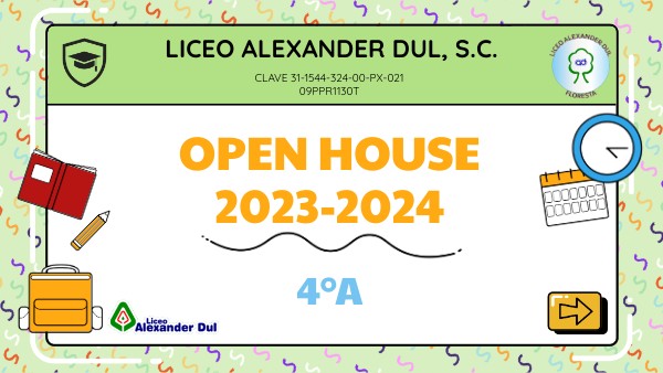 OPEN HOUSE 4°A