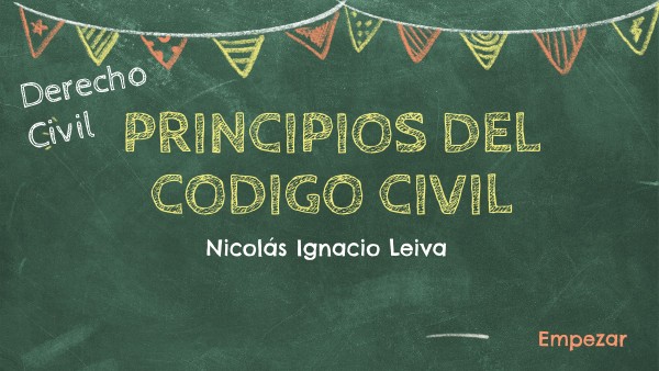 Principios del Código Civil