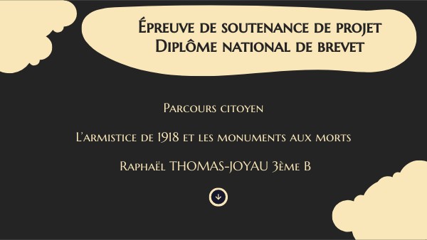 oral du brevet raphael | Genially