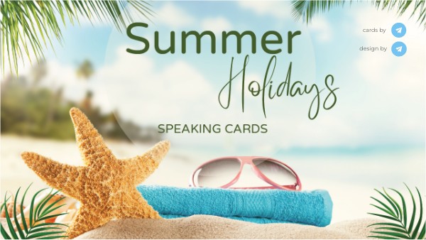 summer holidays cards | Genially