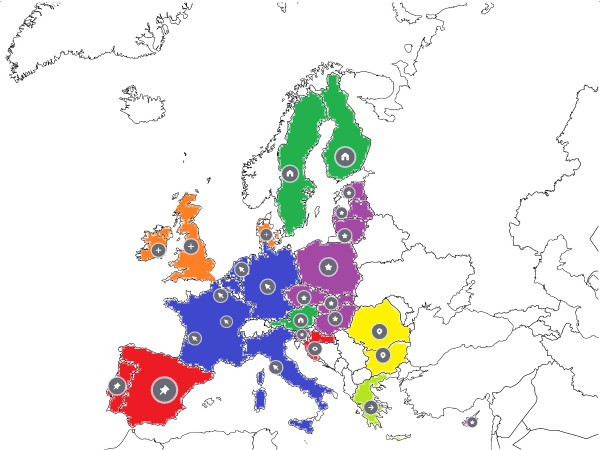 MAPA INTERACTIVO DE LOS PAISES DE LA UNION EUROPEA | Genially