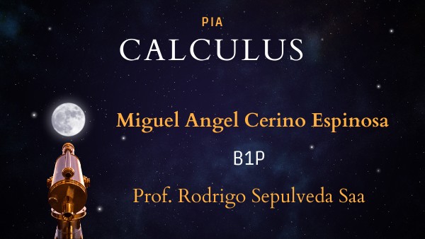 PIA Calculus | Genially
