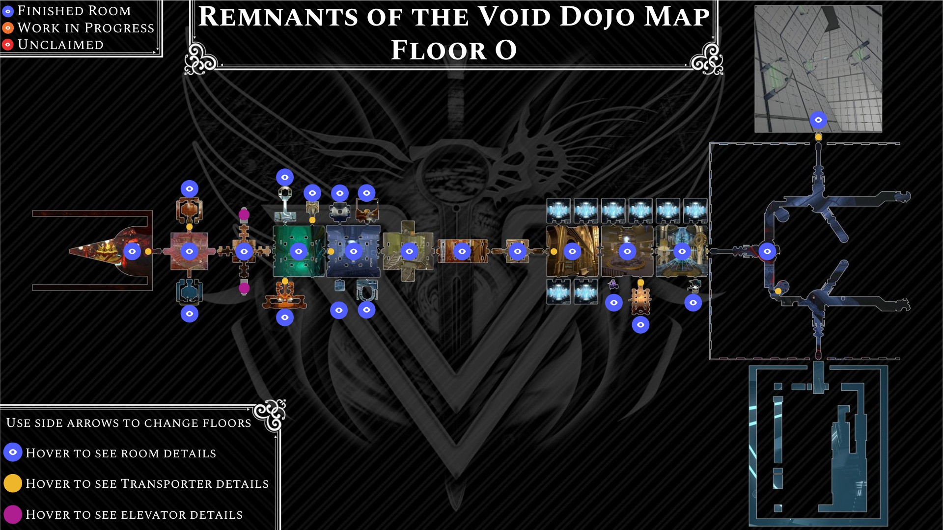Remnants of the Void Dojo Map