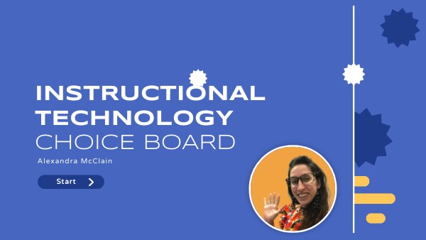 Instructional Technology Choice Board