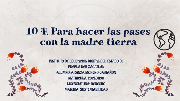 10 R. SUSTENTABILIDAD | Genially