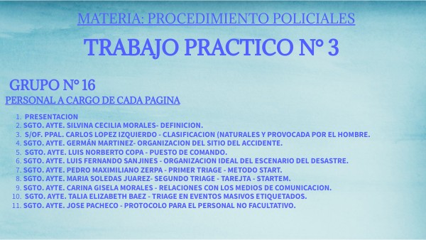 "TP UNIDAD 3 GRUPO 16" | Genially