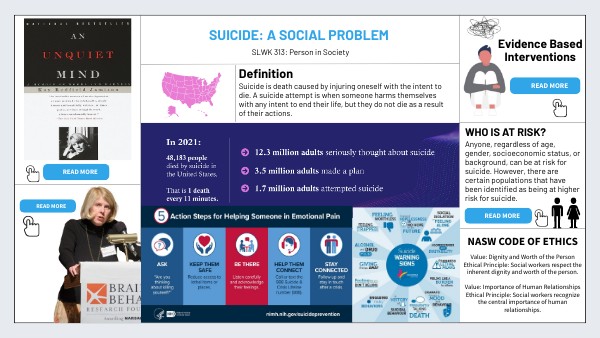 SLWK 313: Suicide presentation