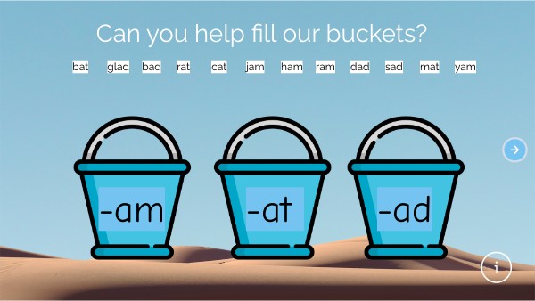 Buckets SEL Activity | Genially