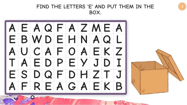 Find letters | Genially