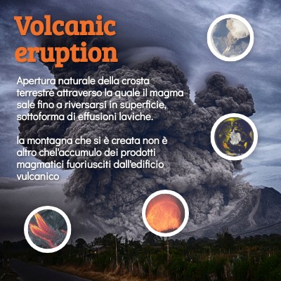 Volcanic eruption
