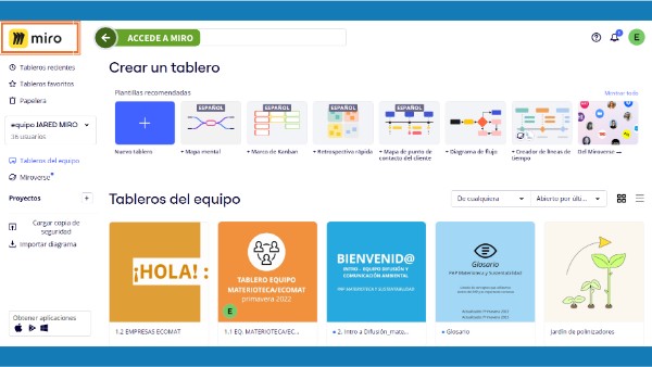 Introducción a Miro Empresas
