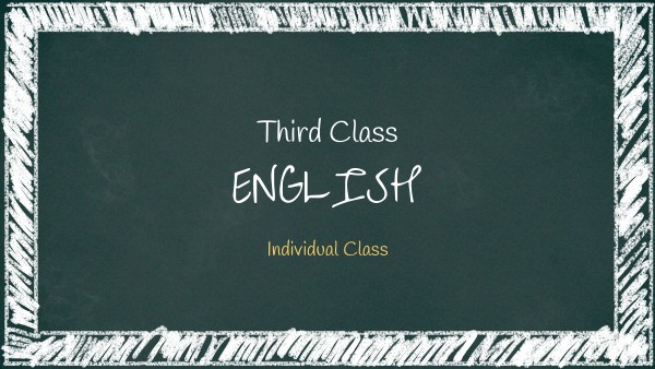 Third Individual Class