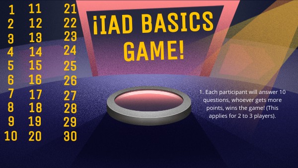 QUIZ IAD BASICS | Genially