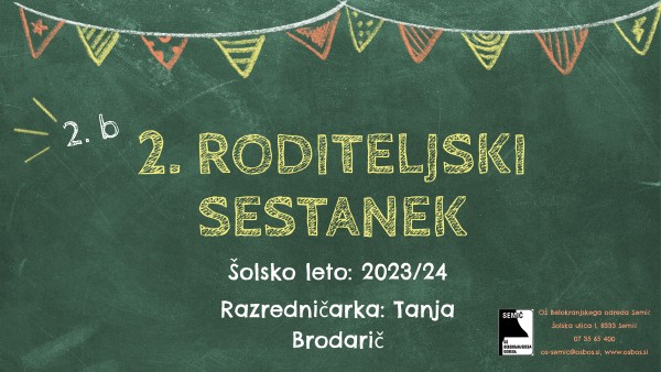 2. roditeljski sestanek