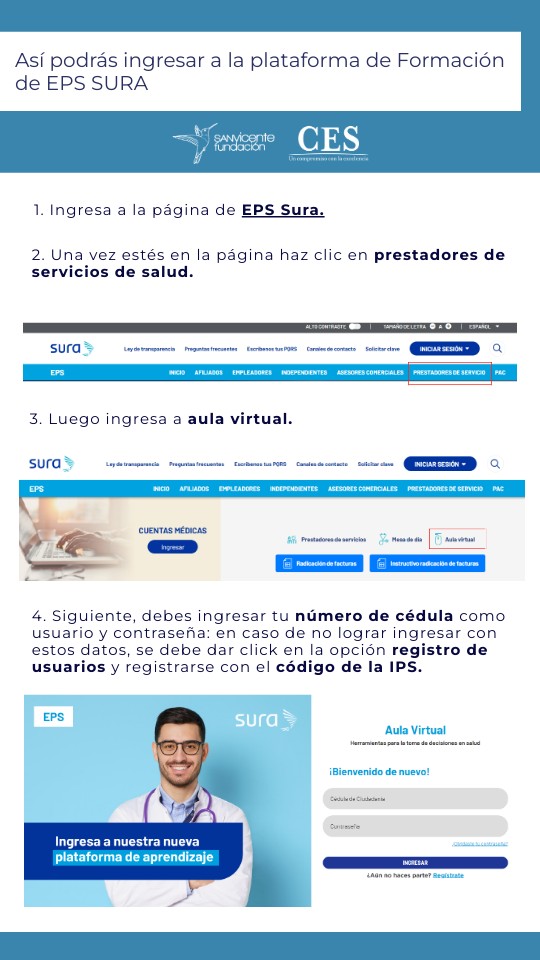 Instructivo EPS Sura | Genially