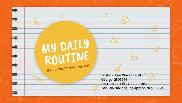 LEVEL 3 - PRESENTACIÓN DAILY ROUTINE | Genially
