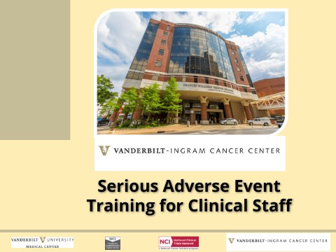 Serious Adverse Event Training for Clinical Staff