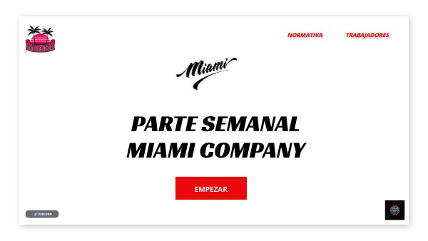 PARTE SEMANAL / MIAMI COMPANY