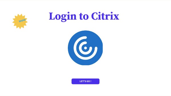 Login to Citrix | Genially