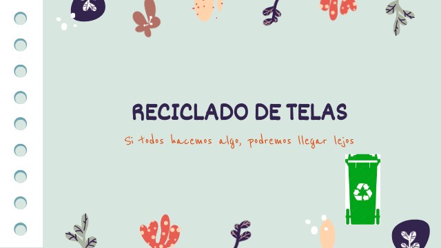 Video Reciclaje de telas