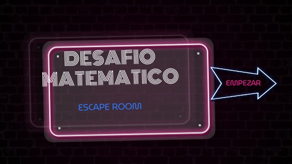 ESCAPE DESAFIO MATEMATICO