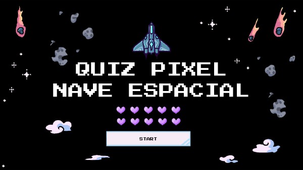 QUIZ PIXEL NAVE ESPACIAL