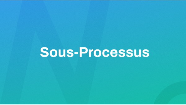 Les Sous-Processus | Genially