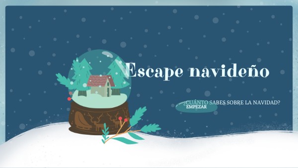 ESCAPE ROOM NAVIDEÑO | Genially