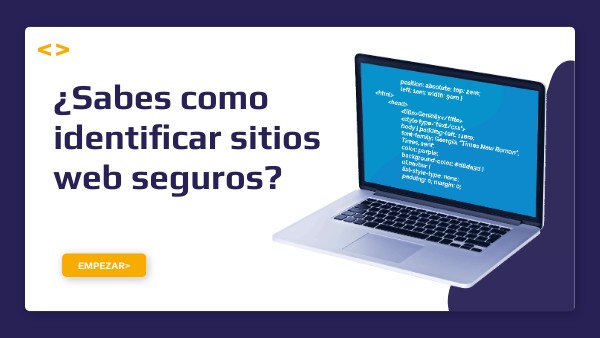 QUIZ Sitios web seguros y no seguros | Genially