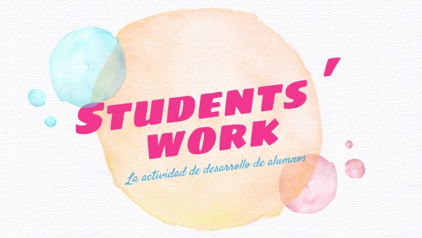 Students´work